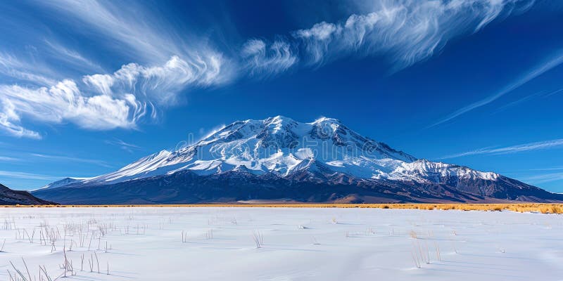 The Desert, Where instead of Sand are Salt Cry Stock Image - Image of ...