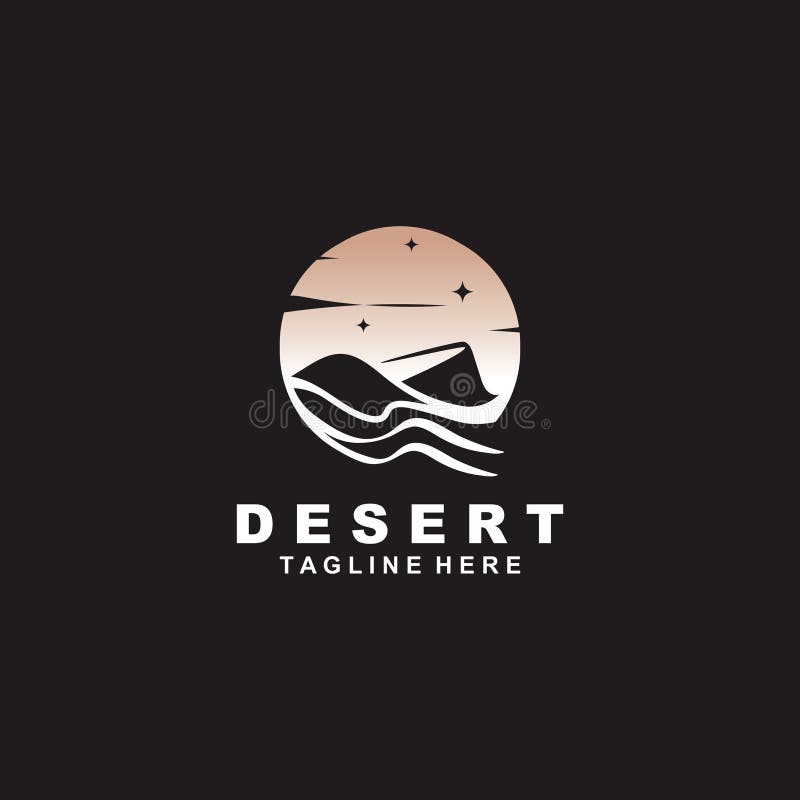 Desert Wilderness Logo Outdoor Adventure Emblems, Badges Patches Design ...
