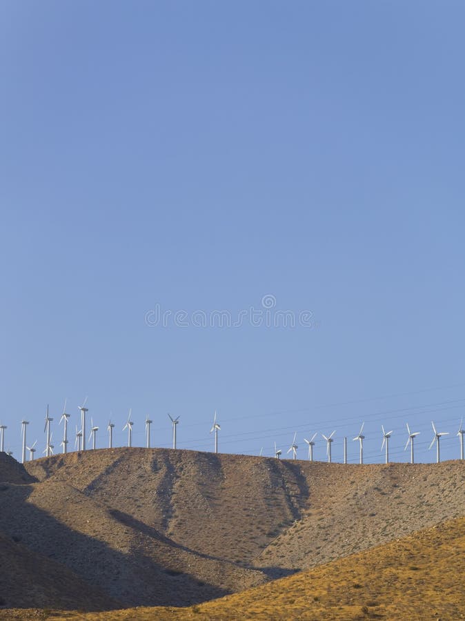 Desert Wind Energy stock image. Image of nature, structure - 10582159