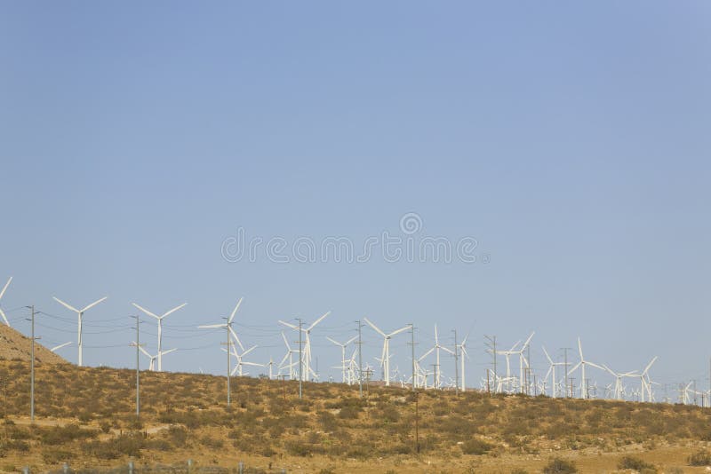Desert Wind Energy stock image. Image of windmills, environment - 11218293