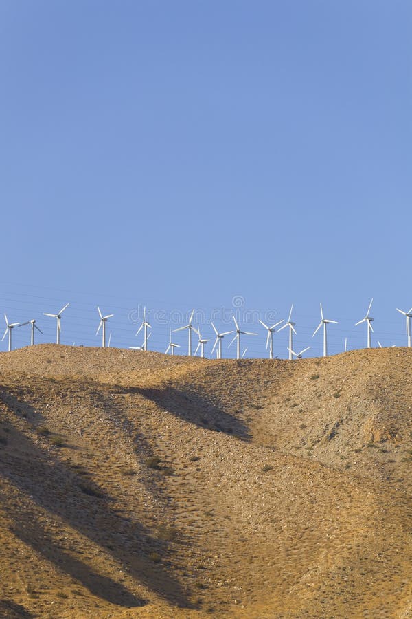Desert Wind Energy stock photo. Image of watts, environment - 12353254