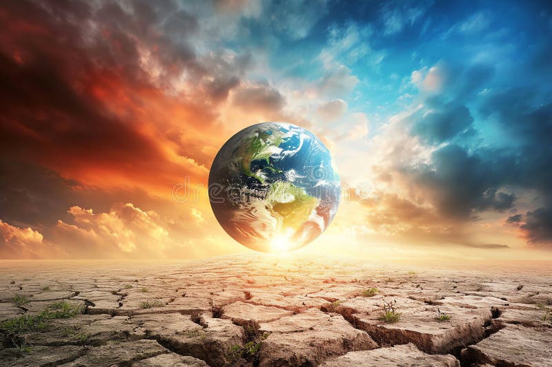 Desert World Concept, AI Generated Stock Illustration - Illustration of ...