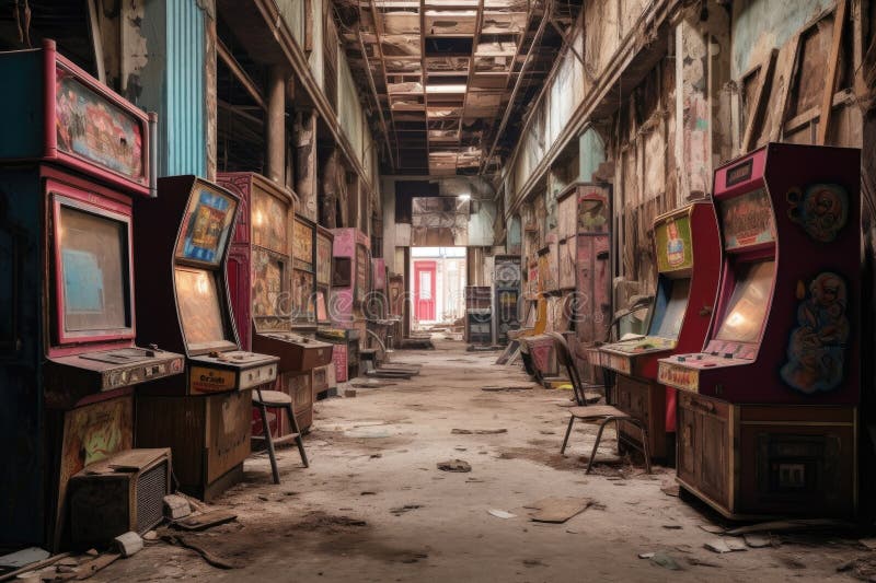 Deserted Arcade Stock Illustrations – 44 Deserted Arcade Stock ...