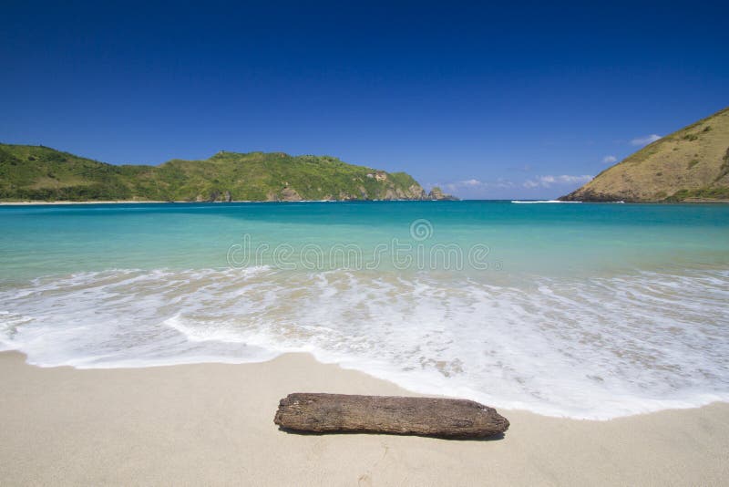 Deserted beach stock photo. Image of exotic, gold, glassy - 32728652