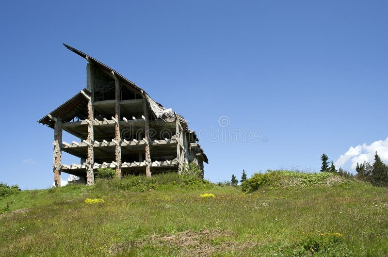 Deserted building stock photo. Image of destroyed, deserted - 57138946