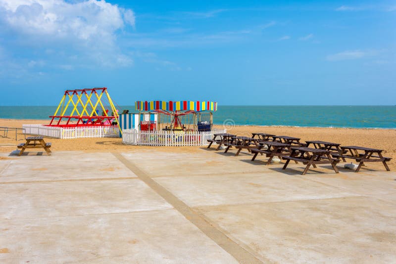 Closed fun fair stock image. Image of beach, fair, texture - 102082317