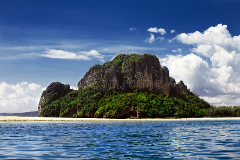 Deserted Island stock photo. Image of vacation, island, scuba - 43080