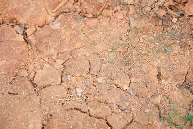 Deserted red soil stock image. Image of bright, crack - 113492053