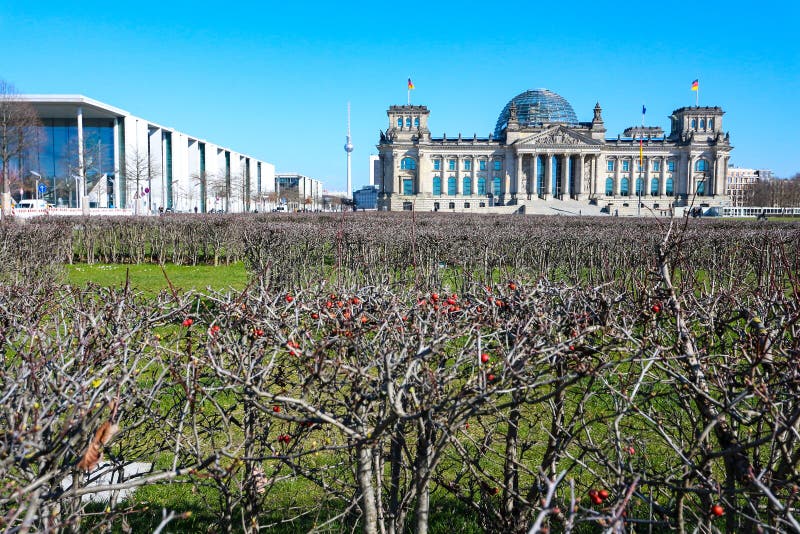 Deserted Reichstag Building in Berlin, Germany during Coronavirus ...