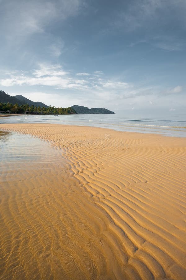 Deserted Tropical Beach Koh Chang V Stock Photo - Image of asian ...