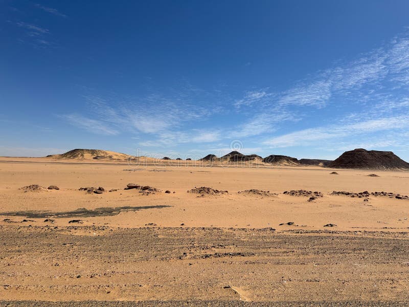 Desertic Area Against Blue Sky with Red Sand Stock Image - Image of desert, travel: 357295355
