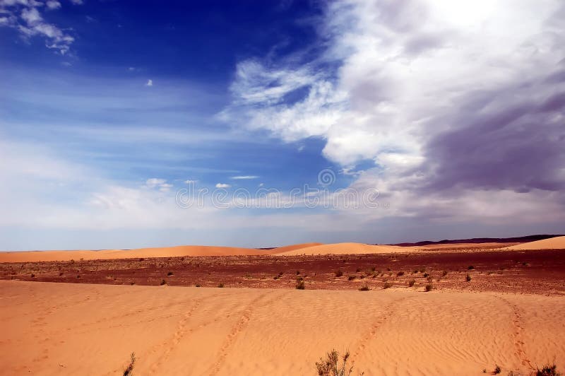 Paisagem Do Deserto De Gobi, Mongolia Imagem de Stock - Imagem de dunas ...