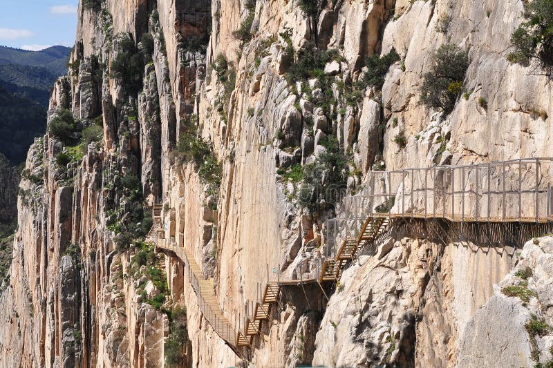 Desfiladeiro Do EL Chorro, Espanha Imagem de Stock - Imagem de europa ...