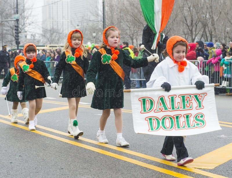 Desfile De Chicago St Patrick Foto editorial - Imagen de patronal ...