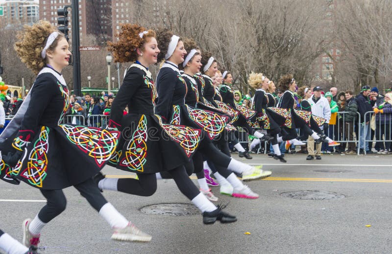 Desfile De Chicago St Patrick Imagen de archivo editorial - Imagen de ...
