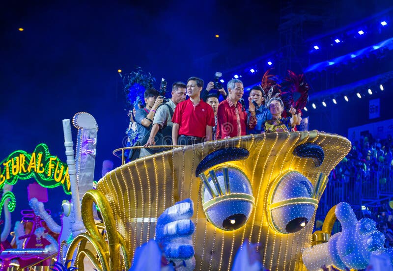 Desfile 2018 de Chingay foto de archivo editorial. Imagen de partido ...