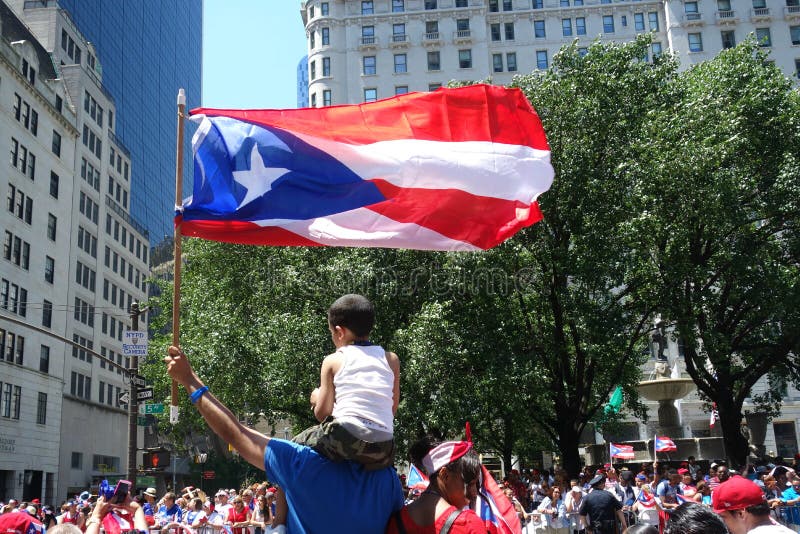 Desfile Del Día De 2014 Puertorriqueños Imagen de archivo editorial ...