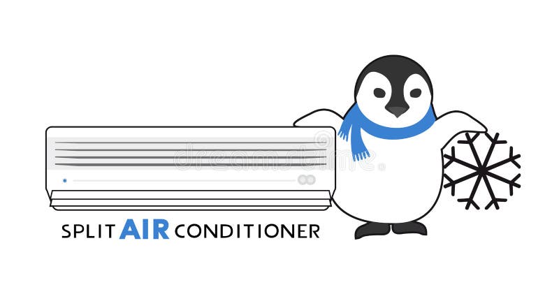 Penguin Air Conditioning Stock Illustrations – 65 Penguin Air ...