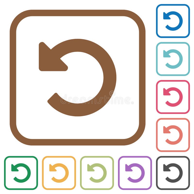 Deshacer Cambios En Los Iconos De Color Plano Con Marcos Cuadrantes ... Deshacer Cambios En Los Iconos De Color Plano Con Marcos Cuadrantes ...