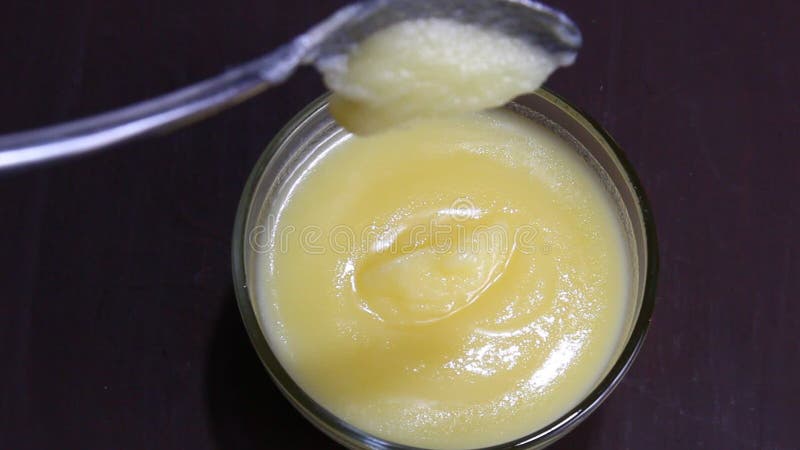 Desi Ghee or Clarified Butter Stock Footage - Video of cooking, color ...