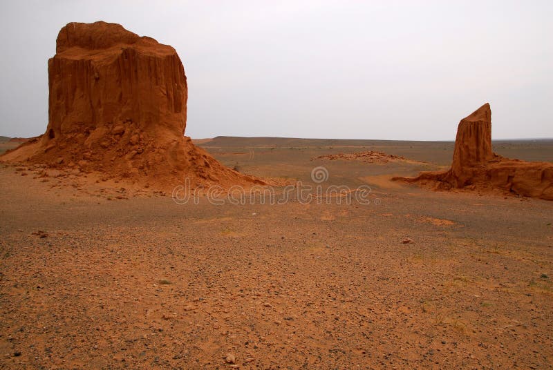 Desierto de Gobi, Mongolia imagen de archivo. Imagen de paisaje - 5490543