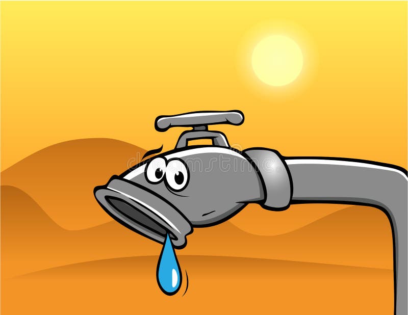 Sequía ilustración del vector. Ilustración de desierto - 90344180