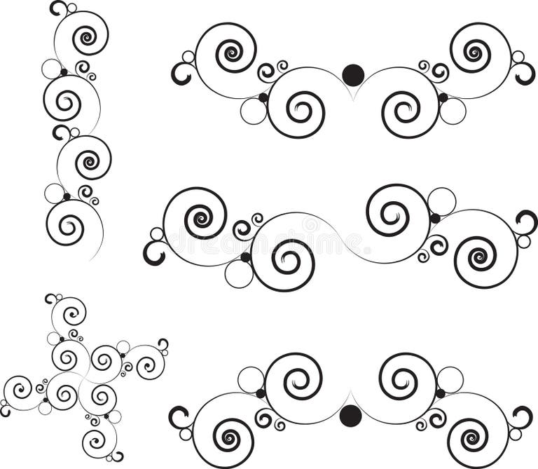 Curle Design Stock Illustrations – 425 Curle Design Stock Illustrations ...