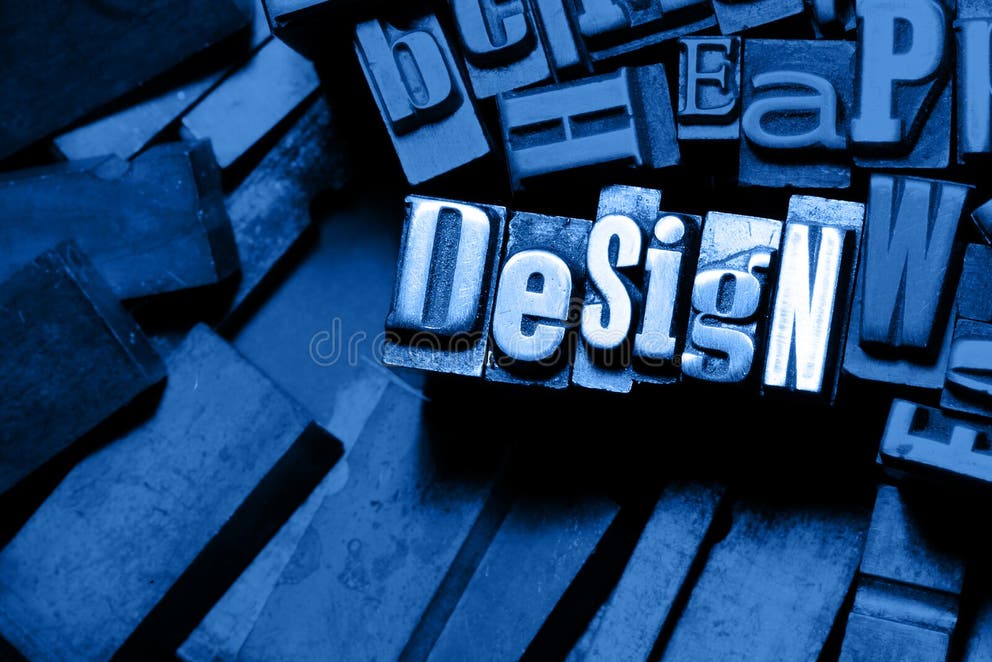 Design stock image. Image of block, traditional, typeset - 17829643