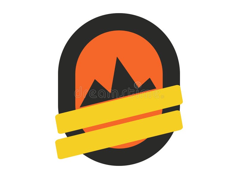 Design a Abstract Adventure Logo Shape Flat Vector Design Stock Vector ...