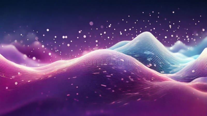 Design an Abstract Background with Overlapping Wireless Signal Waves ...