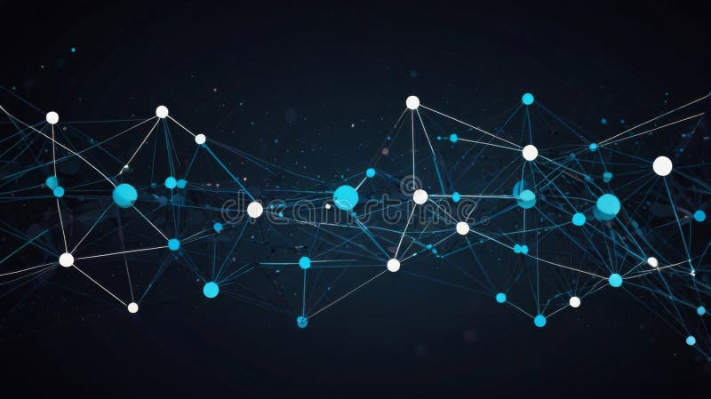 Design an Abstract Background Showcasing Interconnected Nodes and Lines ...