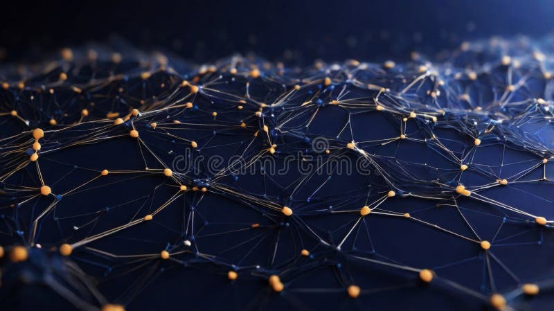 Design an Abstract Background Showcasing Interconnected Nodes and Lines ...
