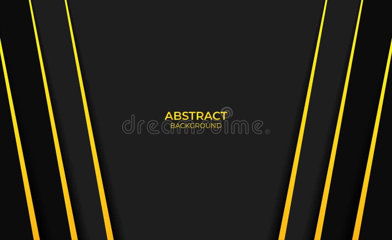 Design Yellow and Black Background Stock Vector - Illustration of flat ...