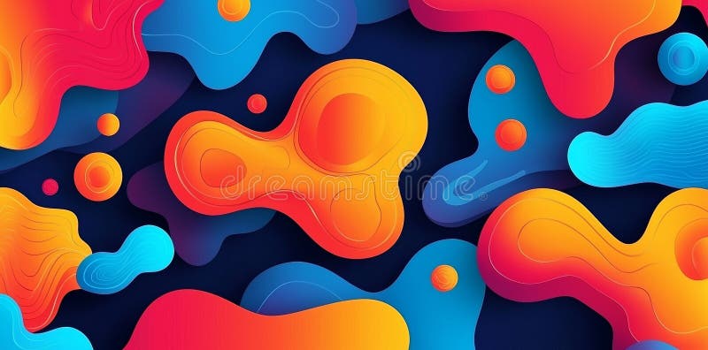 Design of Abstract Colorful Bubbles, Graphic Design, Modern Stock Image ...