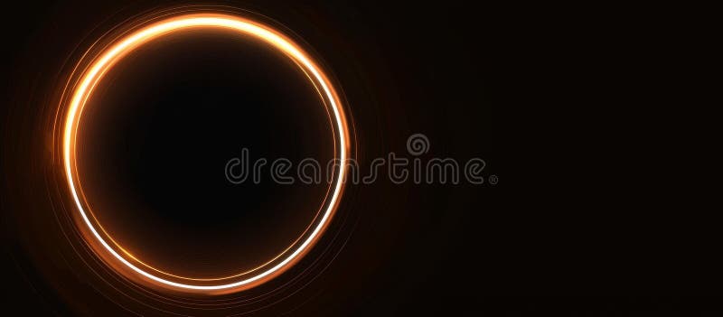 Design with Abstract Gold Color Elements and Dark Background Stock ...