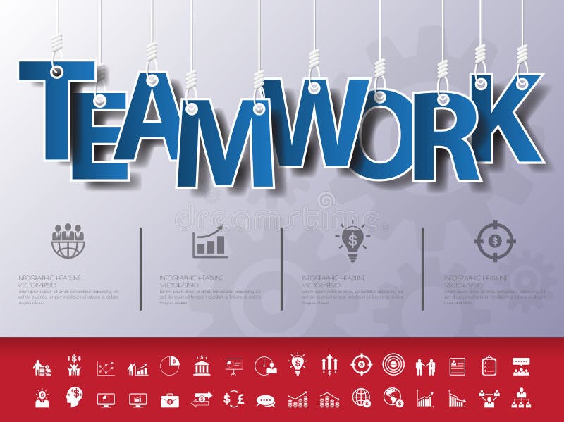 Design Abstract Infographic Front on the Rope.Vector/illustratio Stock ...