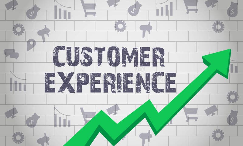 Business Arrow Target Direction Concept Customer Experience Stock ...