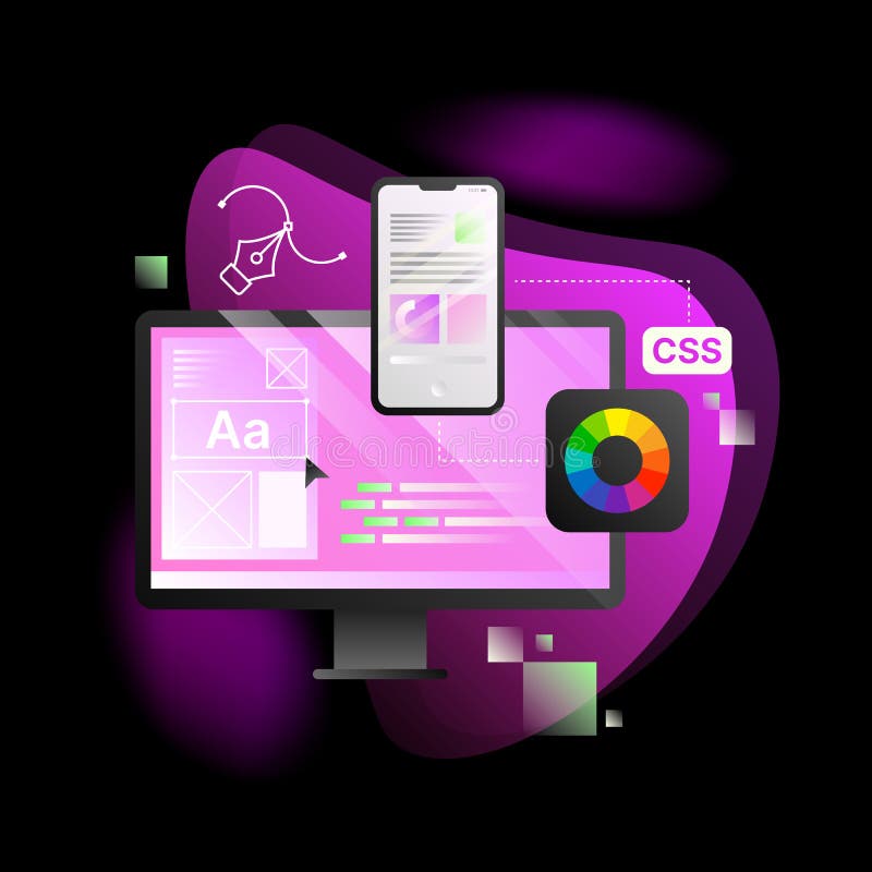 Desktop Editing Stock Illustrations – 1,394 Desktop Editing Stock ...