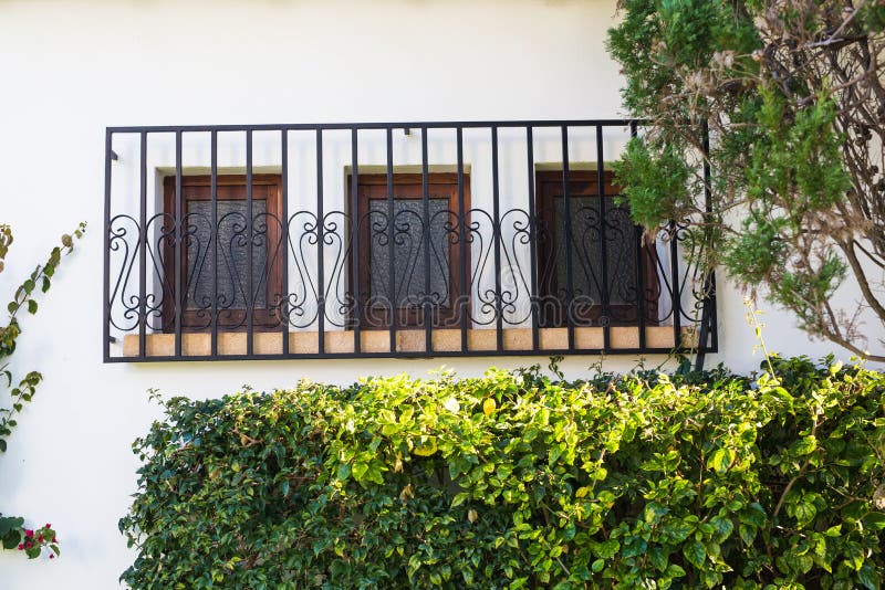 Design, Architecture and Exterior Concept - Three Windows with Lattice ...