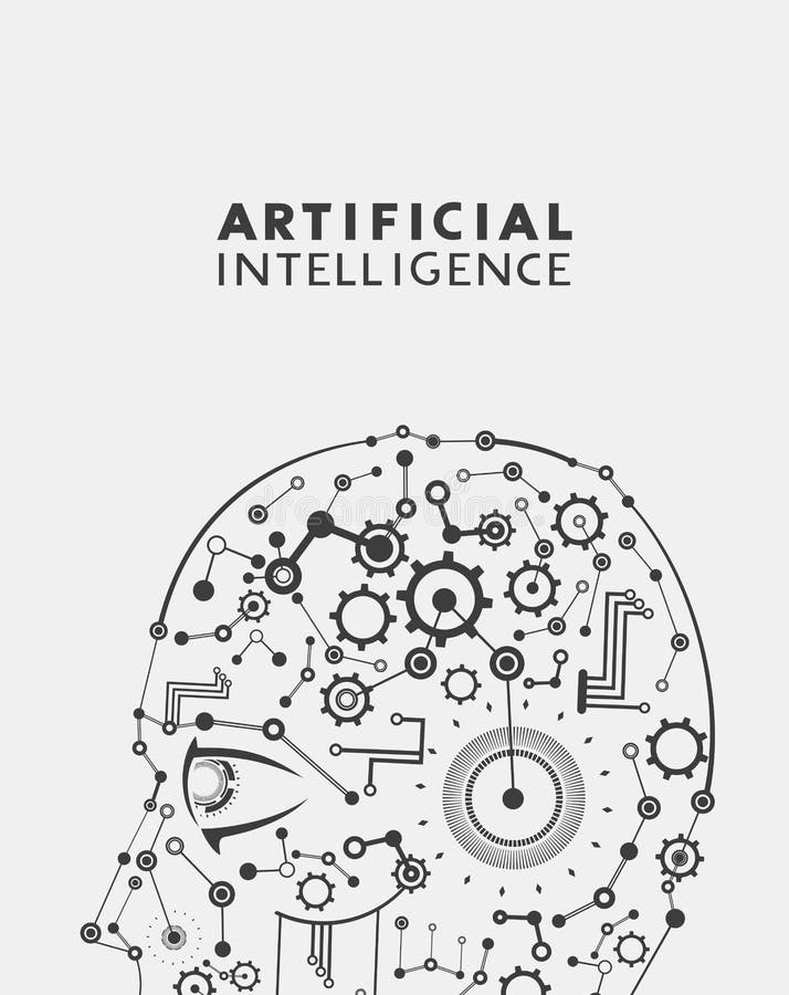 Design of Artificial Intelligence Illustration Stock Vector ...
