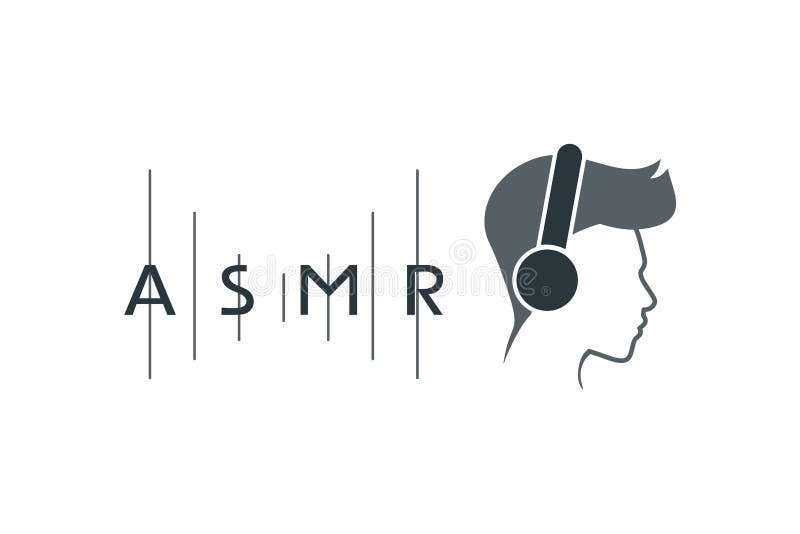 Design of ASMR relax sound stock vector. Illustration of flat - 211127677