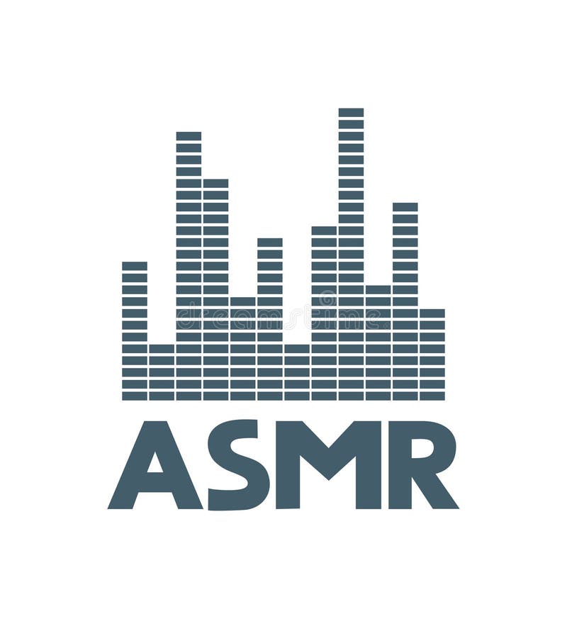 Design of ASMR relax sound stock vector. Illustration of sensory ...