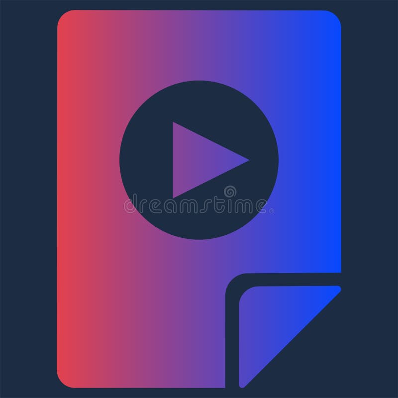 Design Audio Multimedia Video File Format Icon Stock Illustration ...