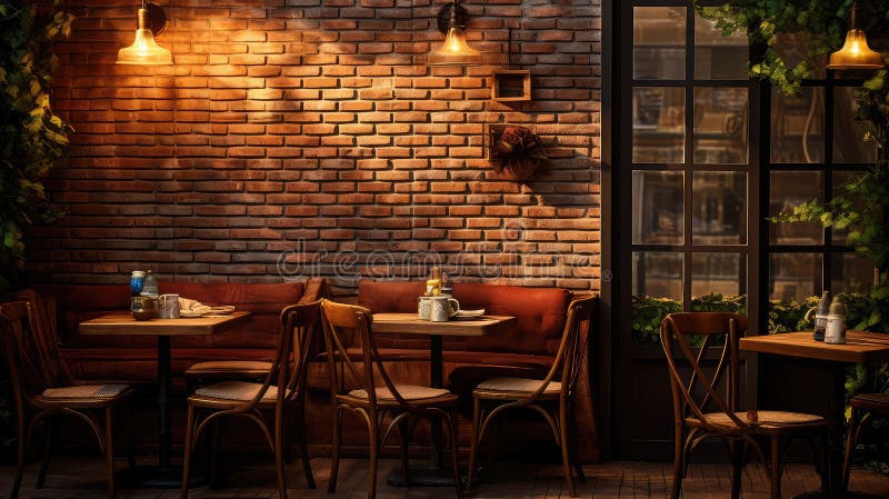 Design Backdrop Restaurant Background Stock Illustration - Illustration ...