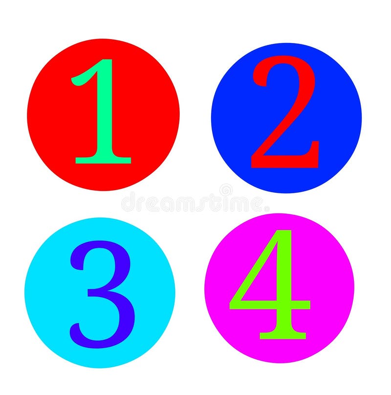 1234 design background stock illustration. Illustration of background ...