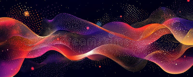 Design Background with Abstract Glossy Neon Patterns Stock Photo ...