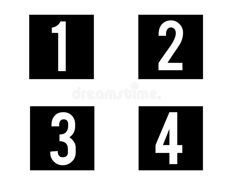 1234 Stock Illustrations – 284 1234 Stock Illustrations, Vectors ...