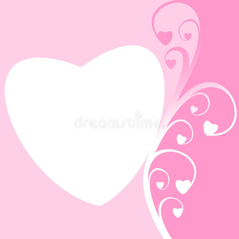 Design Background with Hearts for Sample Text. Stock Vector ...
