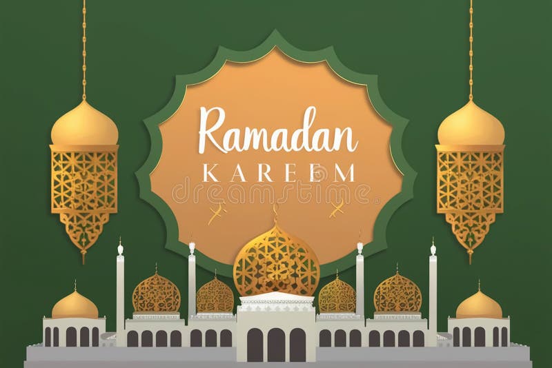 Design Background in Ramadan Style Stock Illustration - Illustration of ...