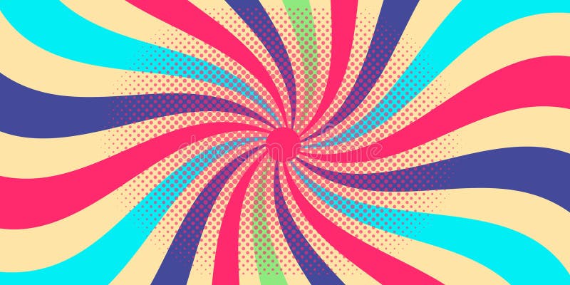 Design of Background Sunburst the Cartoon Style Modern Pattern Stock ...